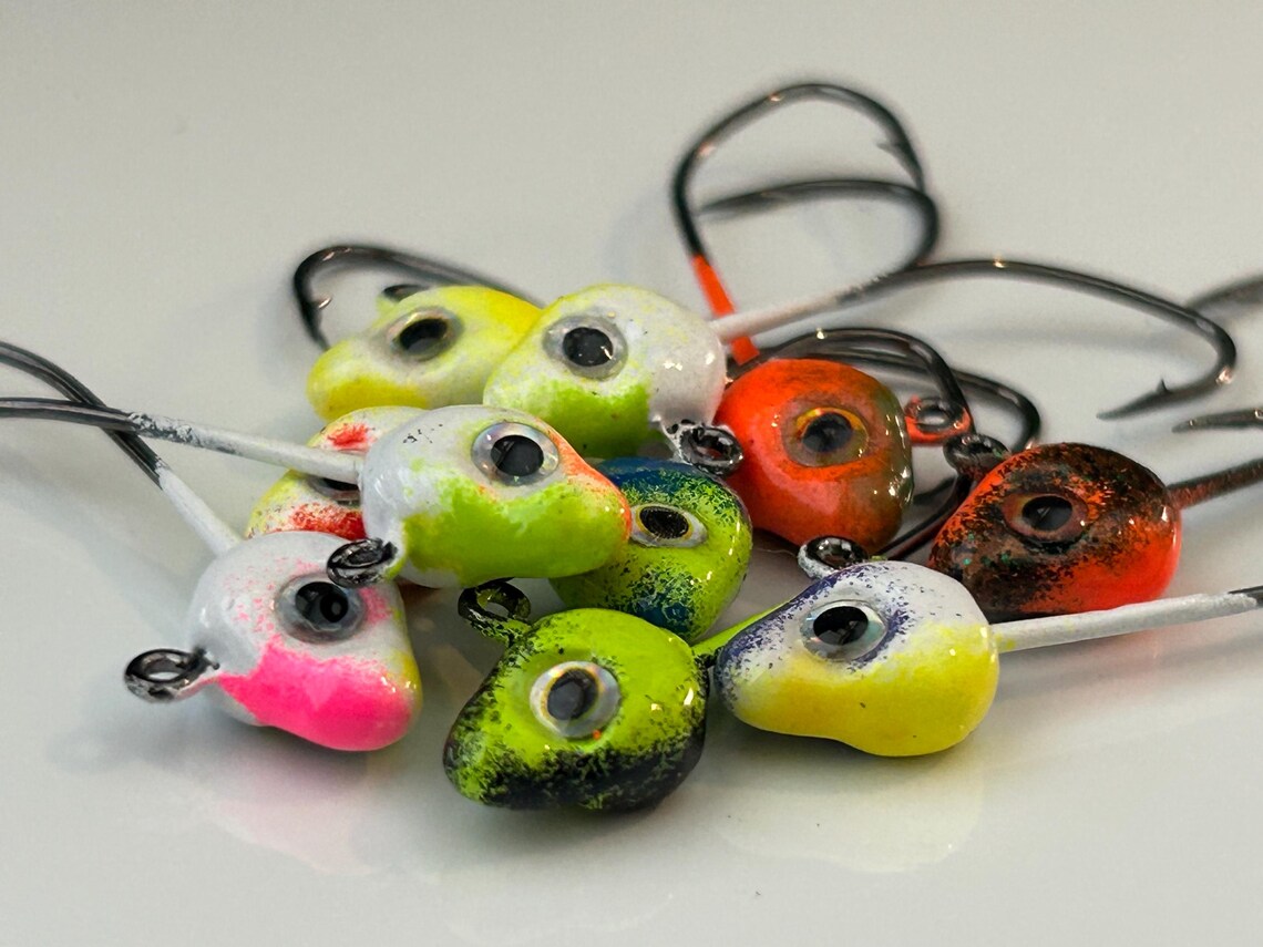 Minnow Jig Heads Custom Paint - Etsy