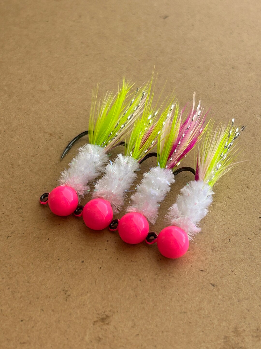 Hand Tied Crappie Jigs - Etsy