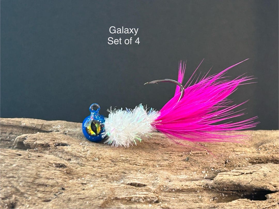 Hackle Feather Crappie Jigs - Etsy