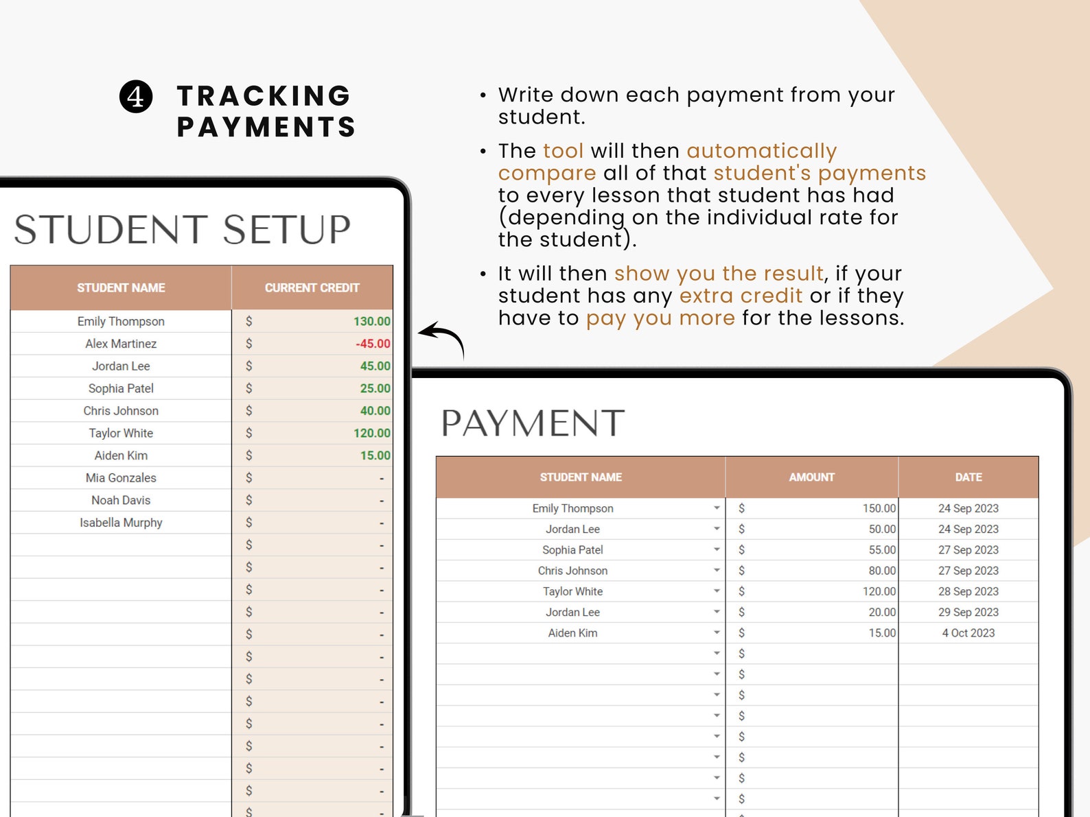Tutoring Organizer & Lesson Planner | Tutoring Lesson Log and Tracker ...