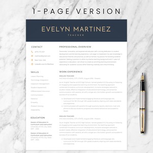 Modern Resume Template 2023 | Editable Word CV Template for Job Seekers ...