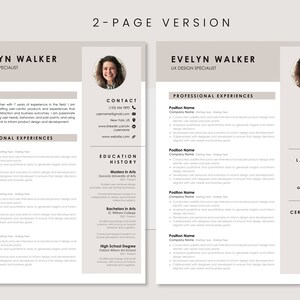 Professional & Clean Resume Template 2023 | Simple CV Template | Resume ...