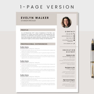 Professional & Clean Resume Template 2023 | Simple CV Template | Resume ...