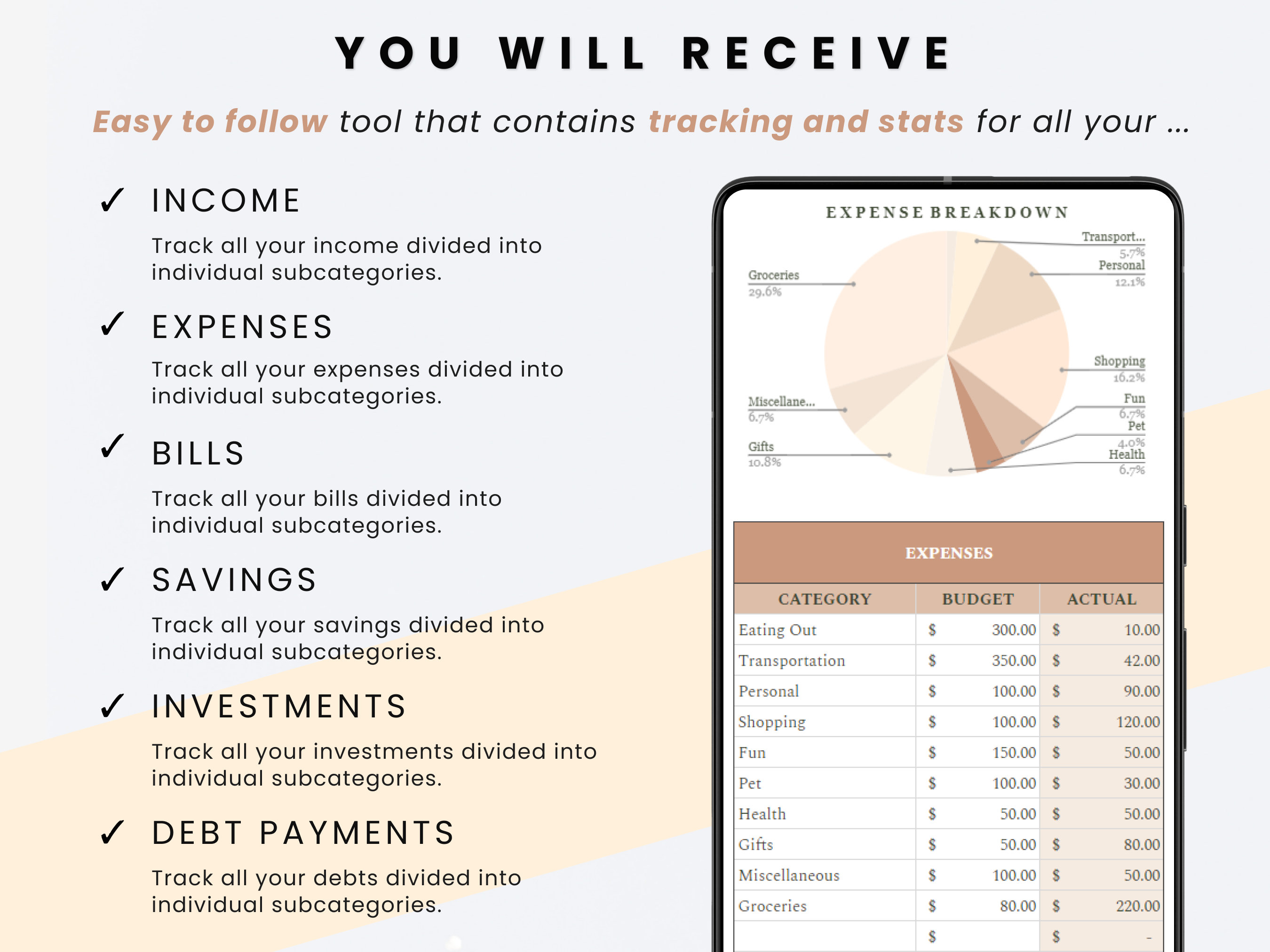 Monthly Budget Master: Google Sheets Financial Planner - Expense ...