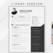 Resume Template 2023, Modern Professional Clean Minimalist CV Template ...