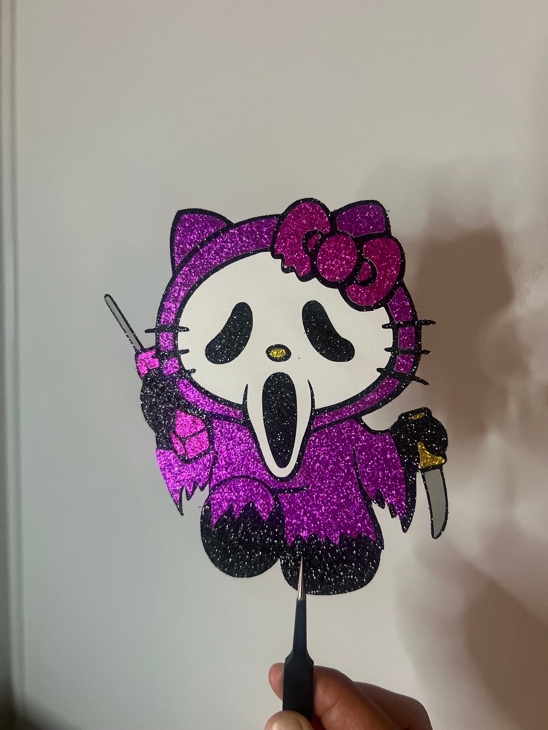Scream Hello Kitty Topper for Floral Bouquets, Halloween Hello Kitty ...