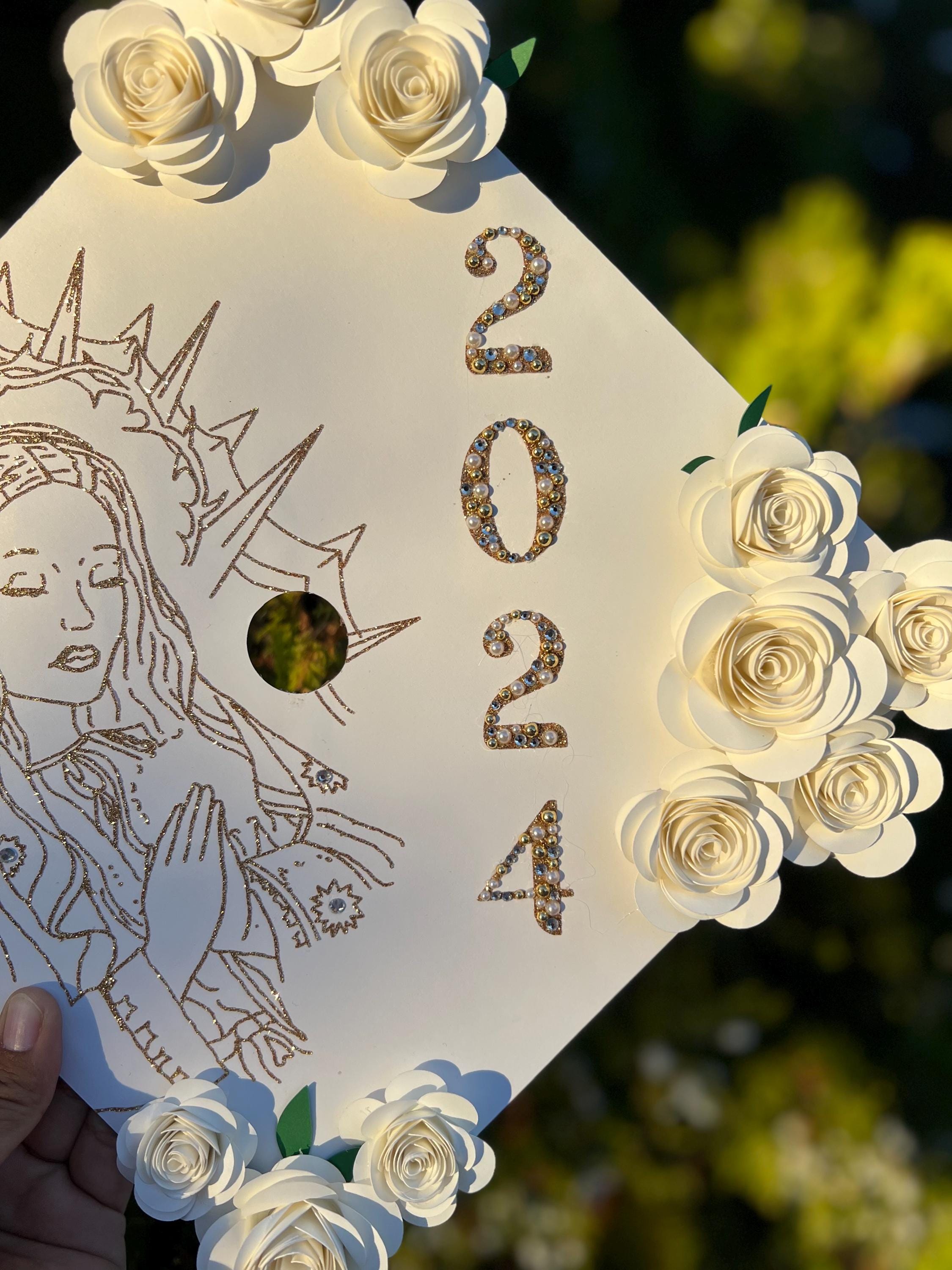 Virgin Mary Graduation Cap | La Virgen | Graduation Cap for Grad ...