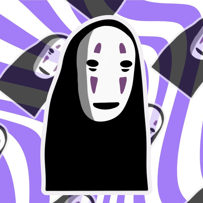 No Face Studio Ghibli - Etsy