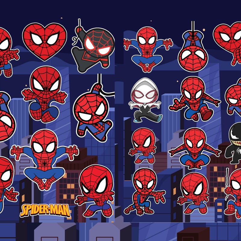 Spider Man Stickers - Etsy