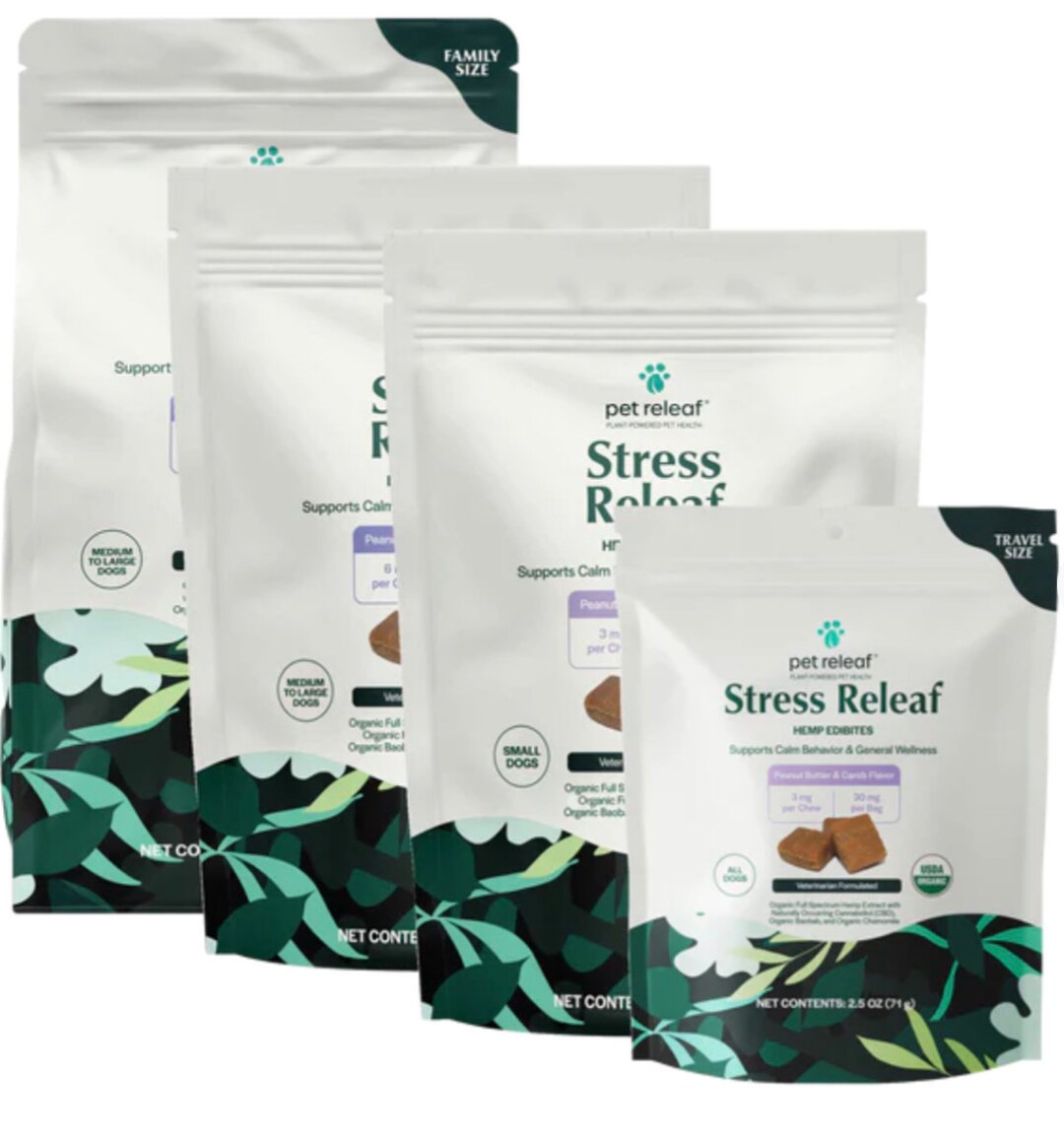 Stress Relief Hemp Dog Treats - Etsy