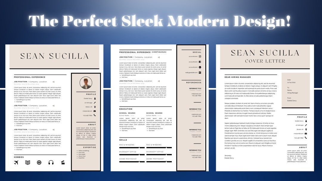 Block Theme Resume Template - Etsy