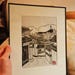 Linocut Art - Korean Hanok Village Perspective - Etsy