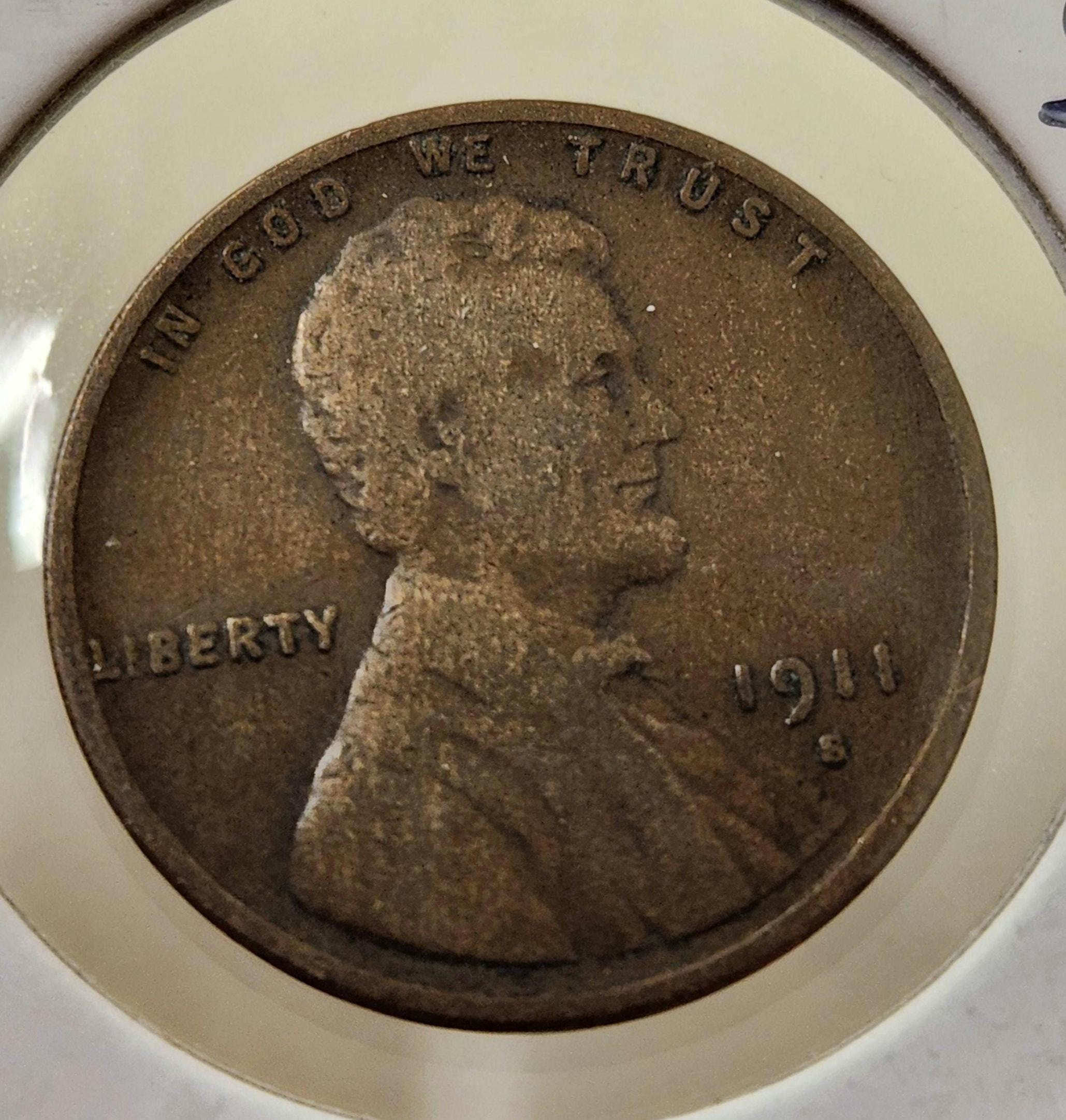 1911 S Penny 1 Cent - Etsy