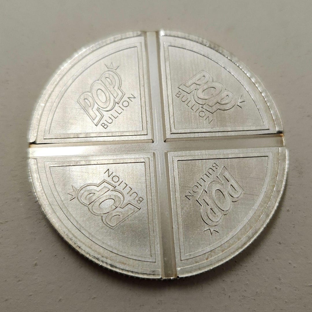 1 Oz Silver POP Bullion Divisible Round - Etsy