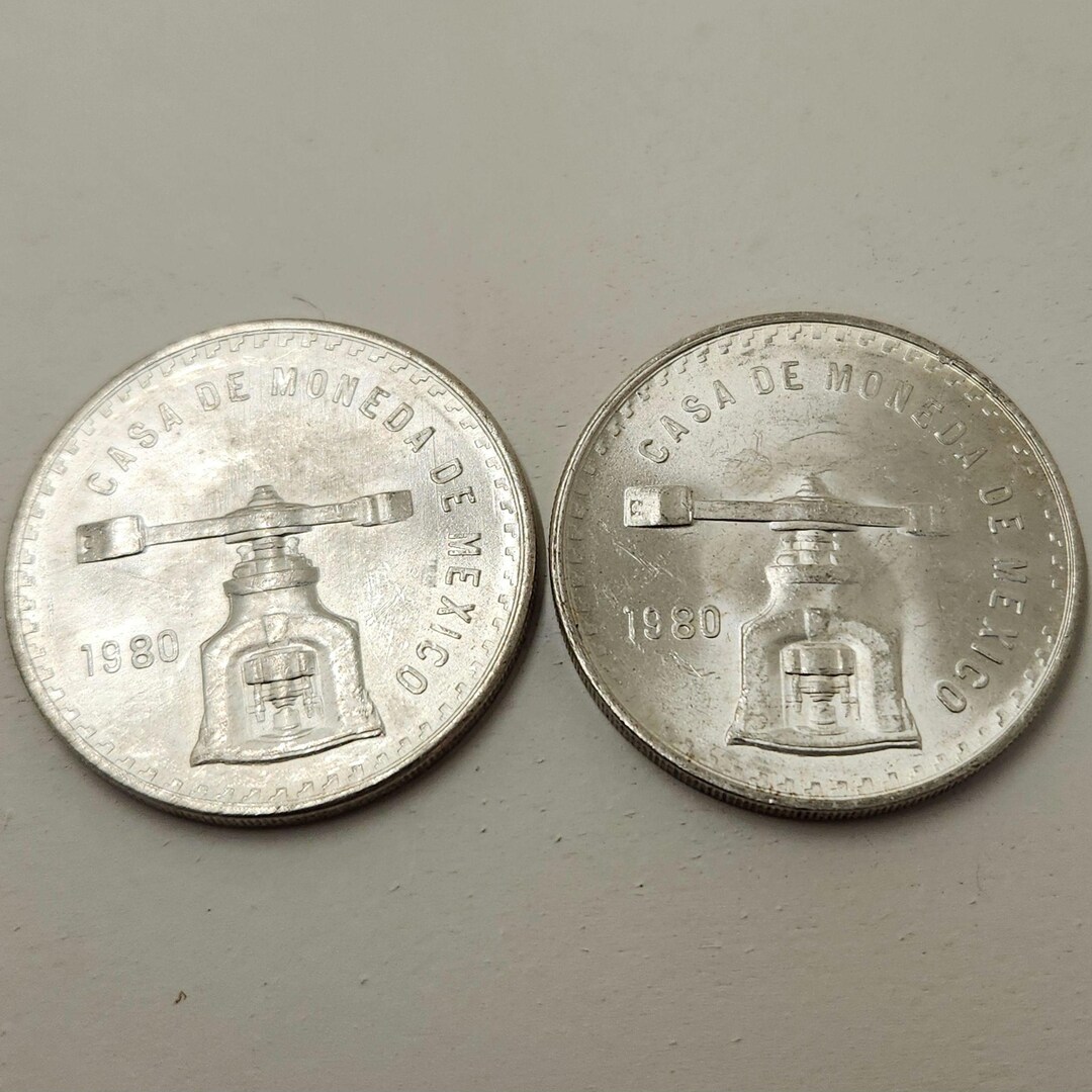 1 - 1980 Silver Mexican Onza - Etsy