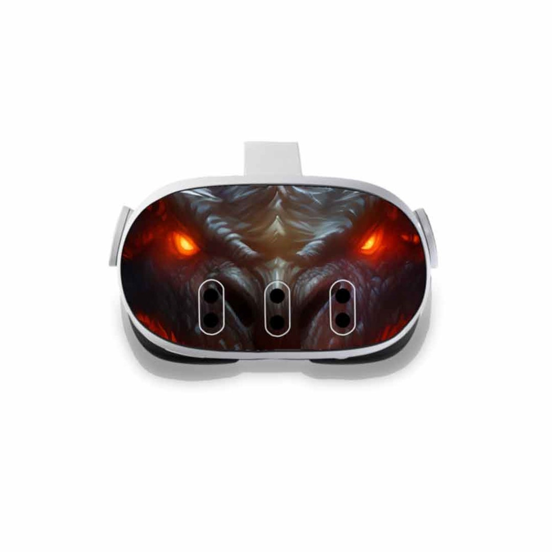 Dragon Eyes Decals Compatible With Meta Quest 3 - Headset Woods VR ...