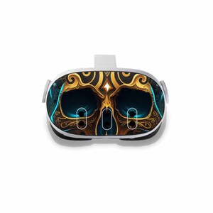Gold Skull Eyes Decals Compatible With Meta Quest 3 Headset Woods VR ...