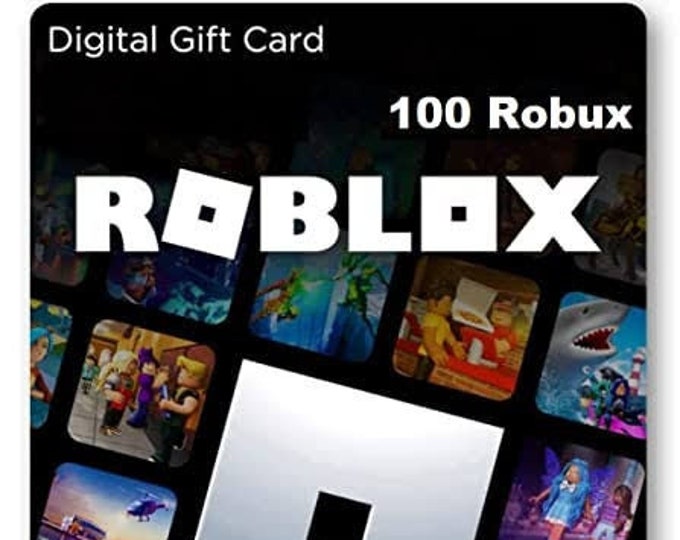 Robux 100 Gift Card - Etsy
