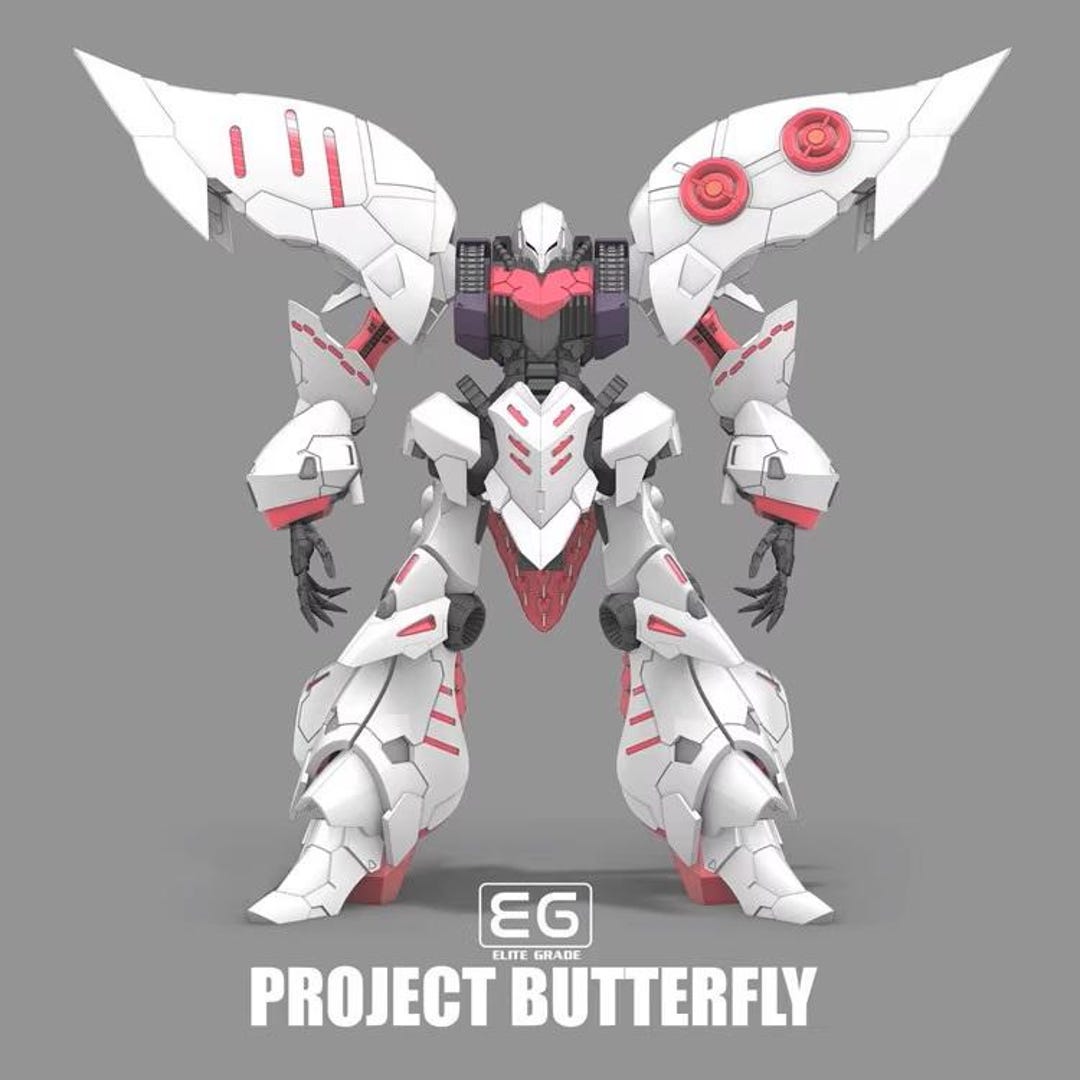 Gundam Qubeley High Quality 3D STL File Elite Grade EG AMX-004 season 3 ...