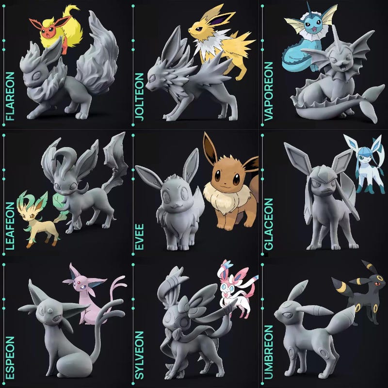 Pokemons Stl Files - Etsy