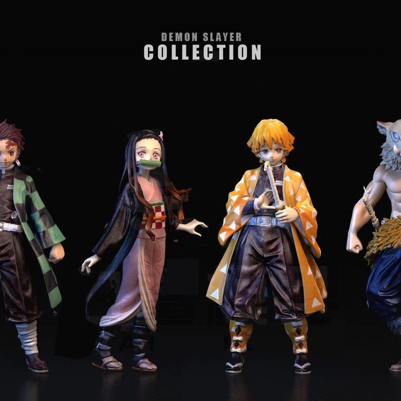 Demon Slayer Anime Figurine - Etsy