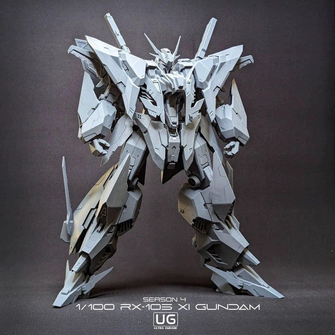Gundam High Quality 3D STL File Ultra Grade RX-105 XI 3D Model Design ...