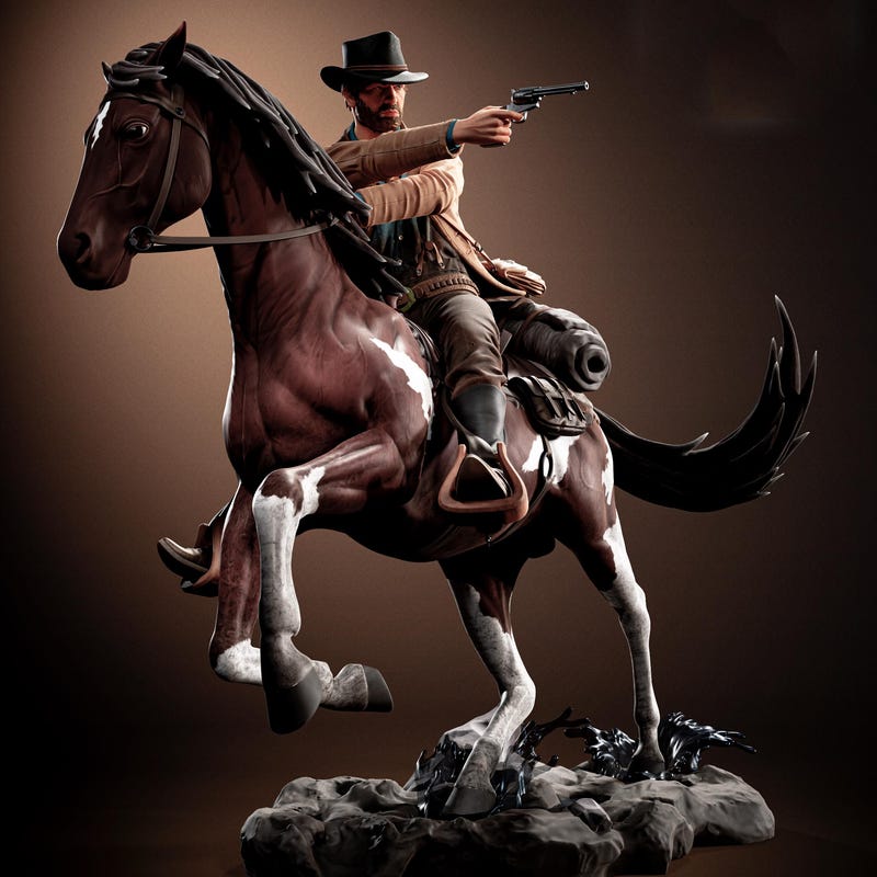 Red Dead Redemption Figure - Etsy