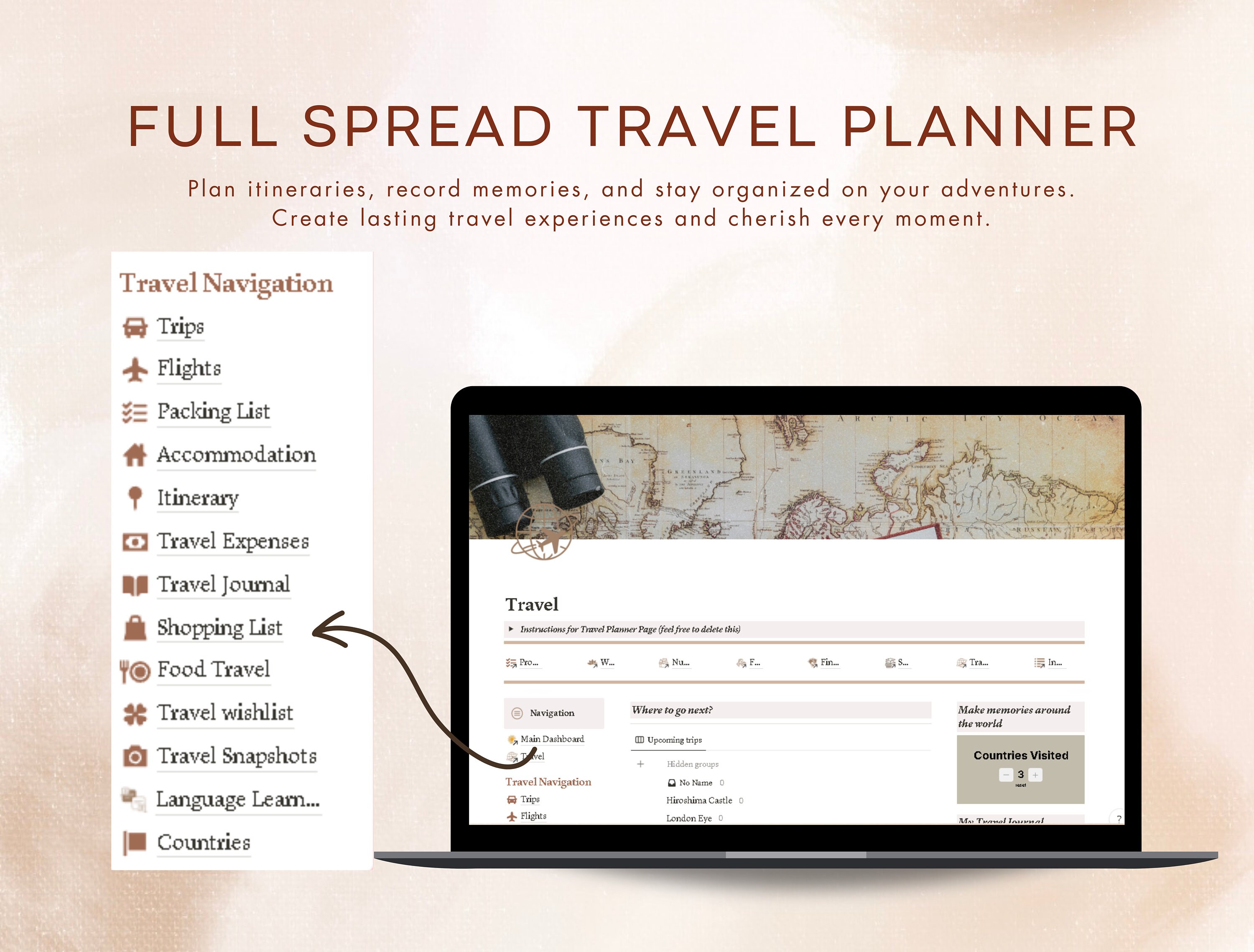 All in One Life Planner Notion Template Ultimate Life Planner Notion ...