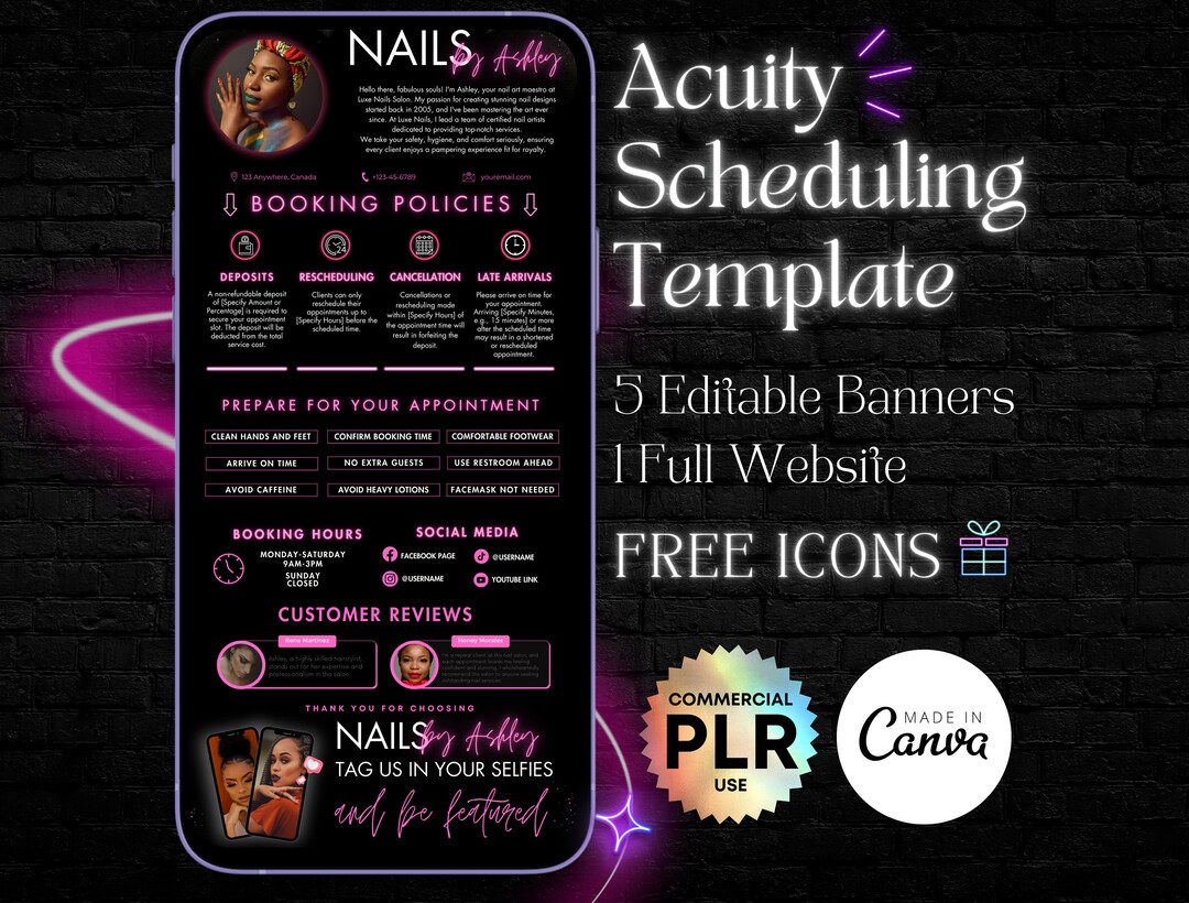 Acuity Scheduling Template Nail Tech Acuity Scheduling Template Nail ...