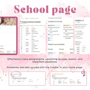 Notion Template Blackpink Jennie Planner Notion Template Academic ...