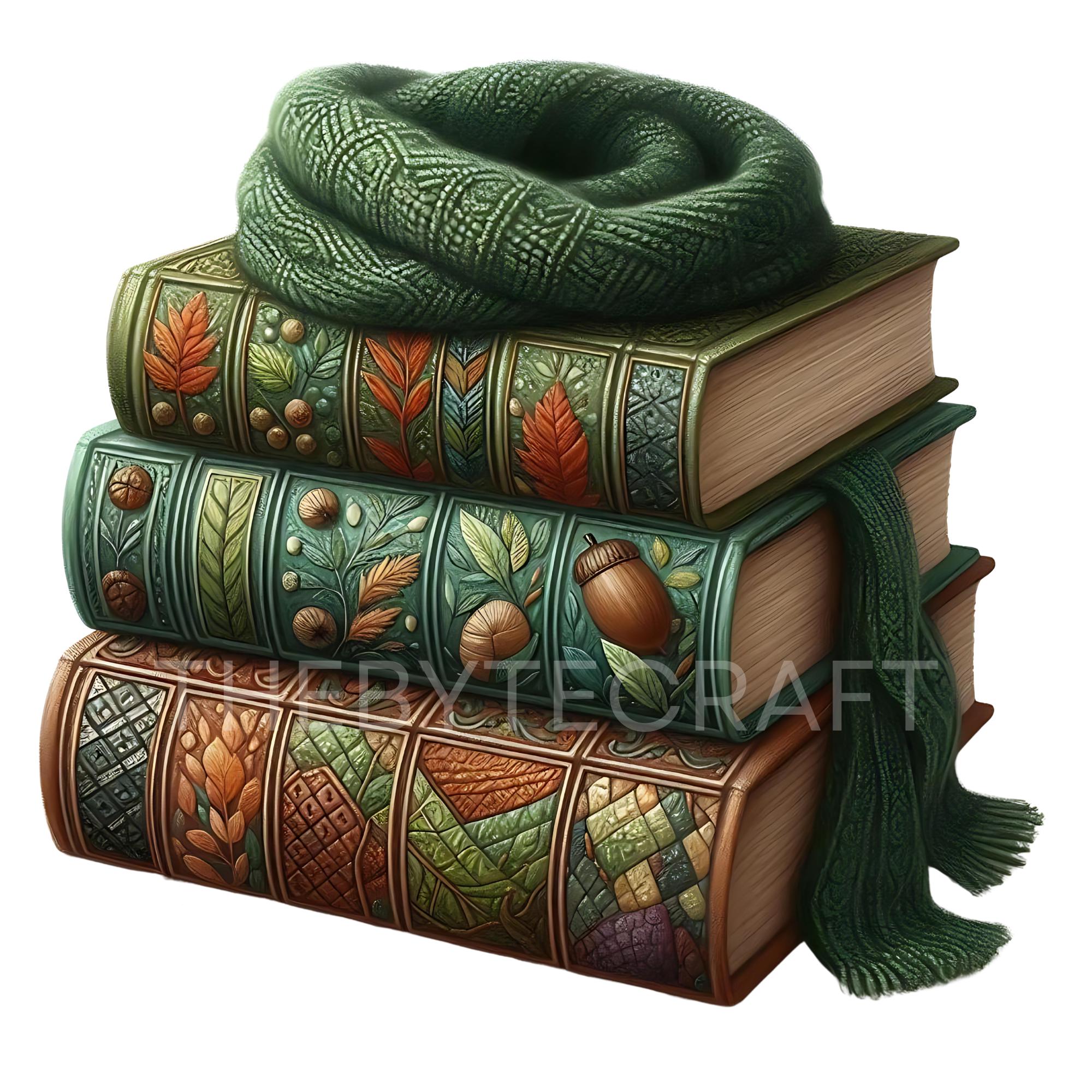Autumn Books Clipart PNG, Fall Book Clipart Bundle, Fall Books Clipart ...