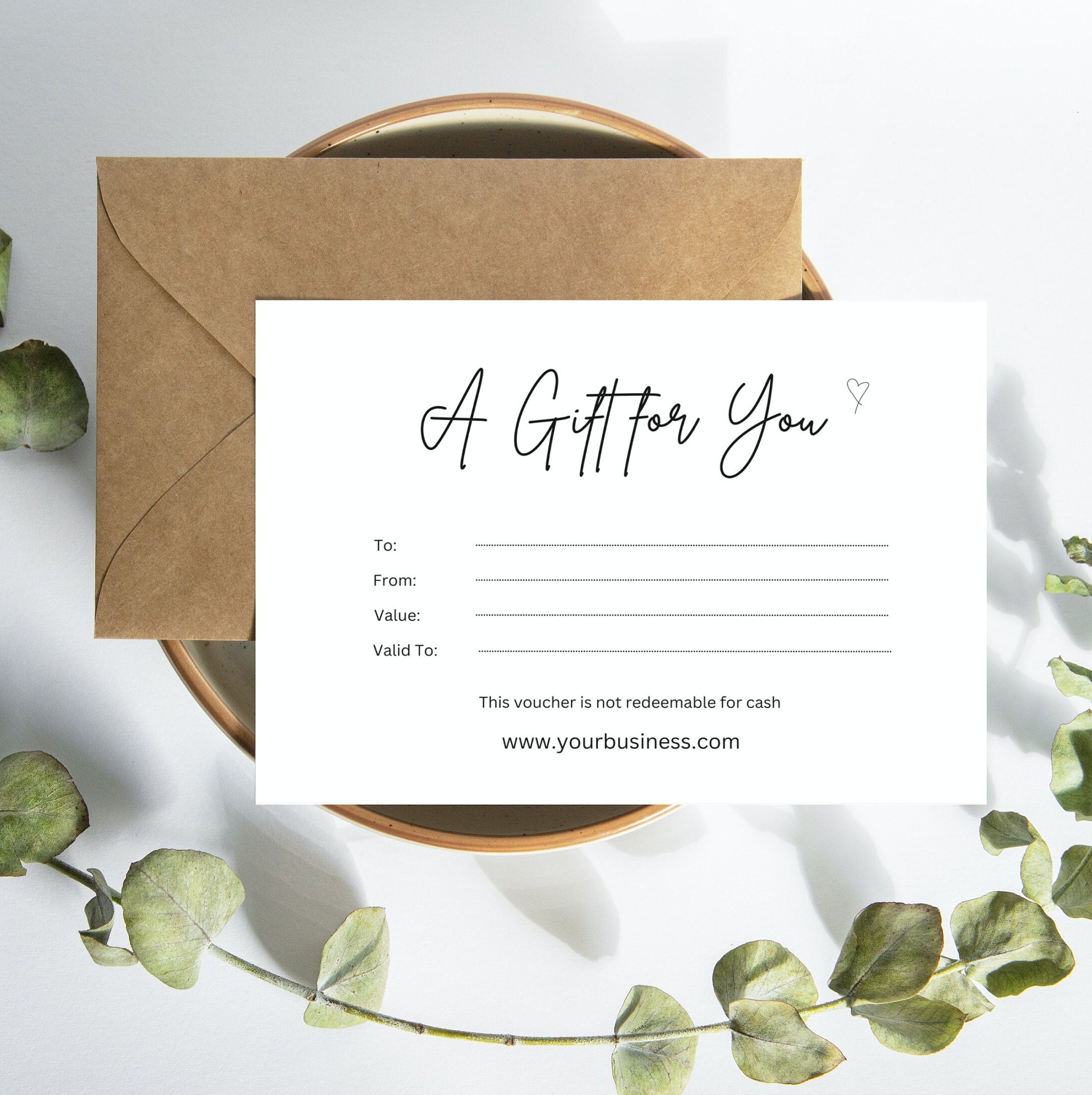 Nail Salon Gift Card, Beauty Salon Gift Card , Editable Gift ...