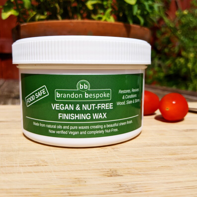 Brandon Bespoke Vegan and Nut Free Food Safe Wood Finishing Wax - Etsy