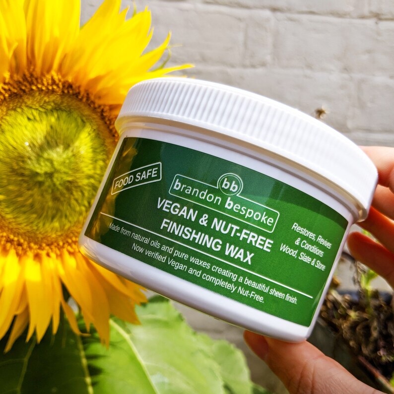 Brandon Bespoke Vegan and Nut Free Food Safe Wood Finishing Wax - Etsy