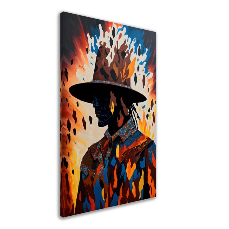 Ned Kelly Bushranger Canvas Wall Art Australian Outlaw for Home Decor ...