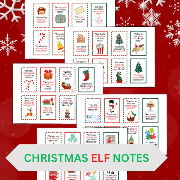 Elf Notes - Etsy