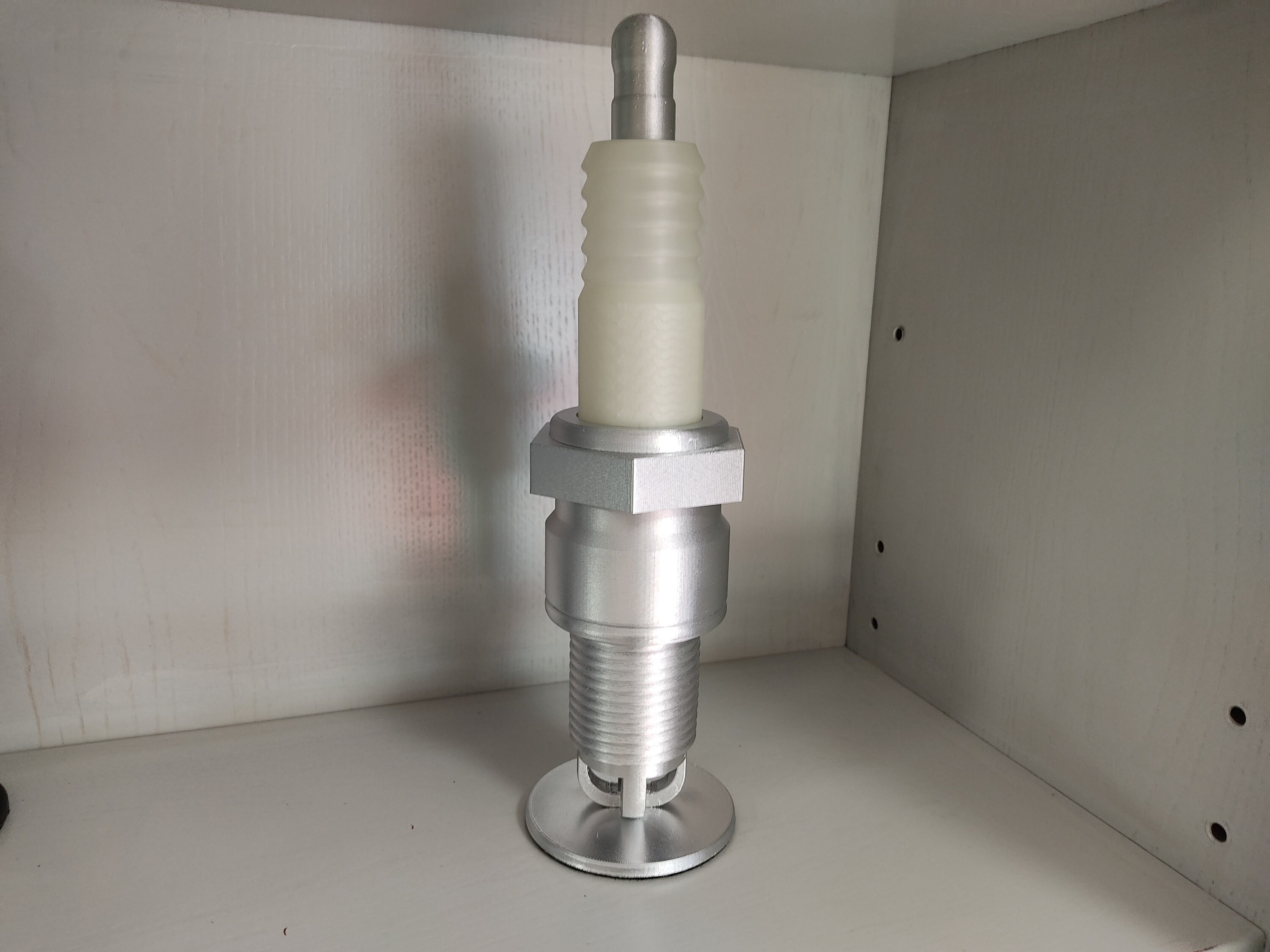 3D Printed and Hand Painted Spark Plug Lamp, Glows in the Dark, With ...