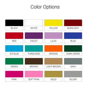 Custom Vinyl Text Decals Personalized Font Color, Car & Wall Lettering ...