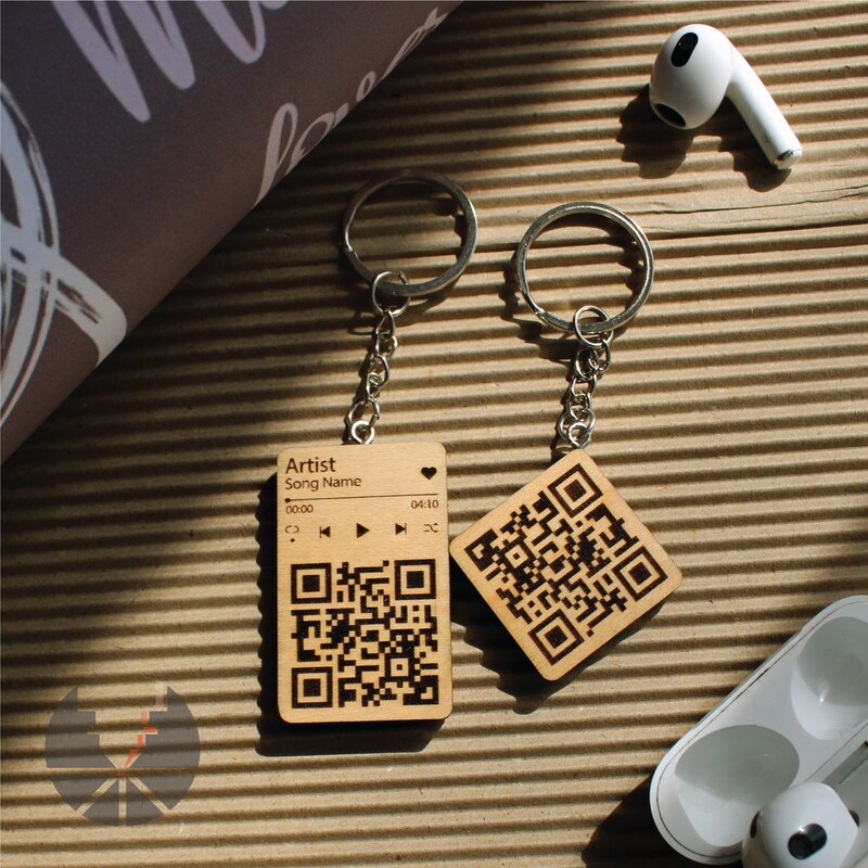 Music Keychain - Etsy