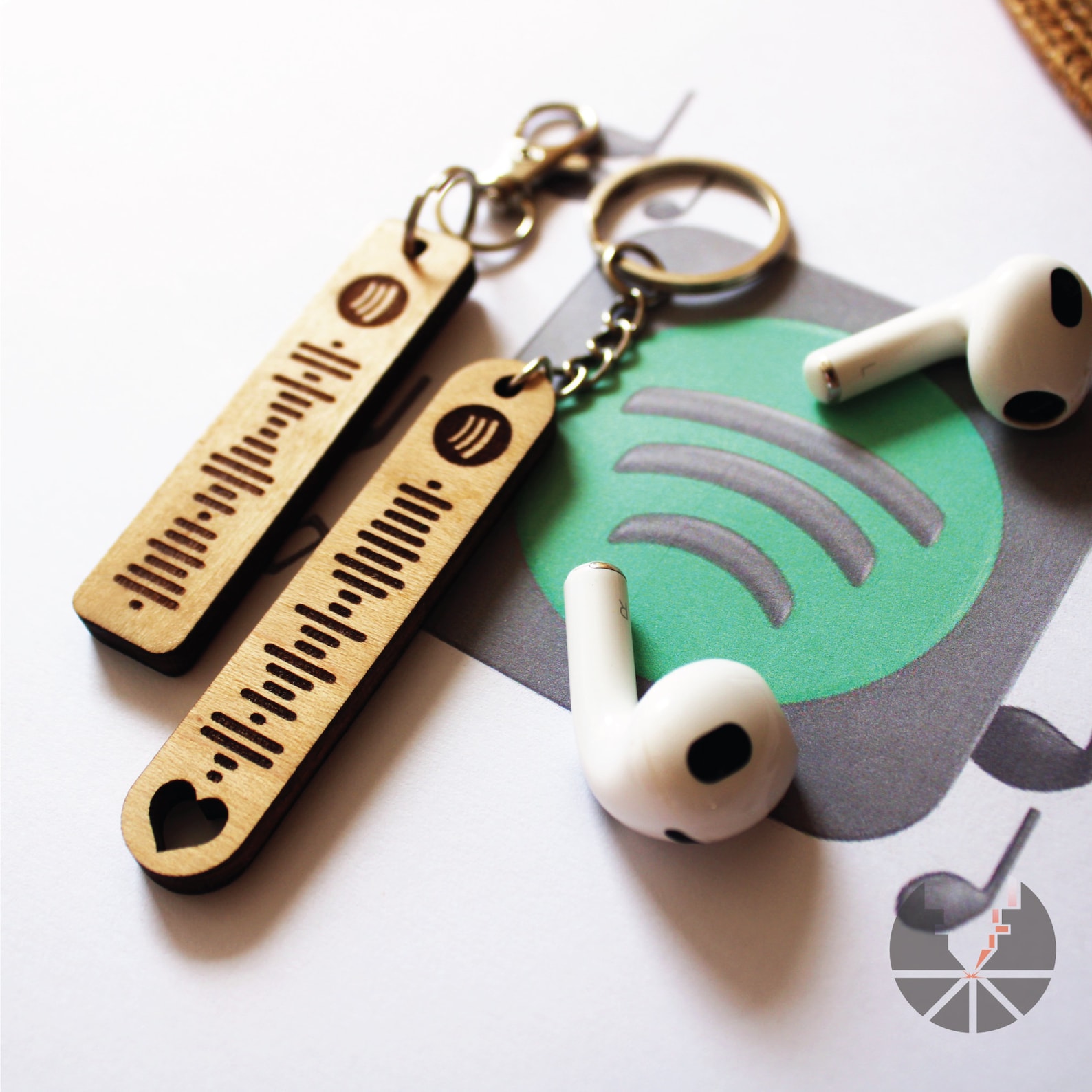 Spotify Code Keyring Personalized Keyring Music Code Wedding Song ...