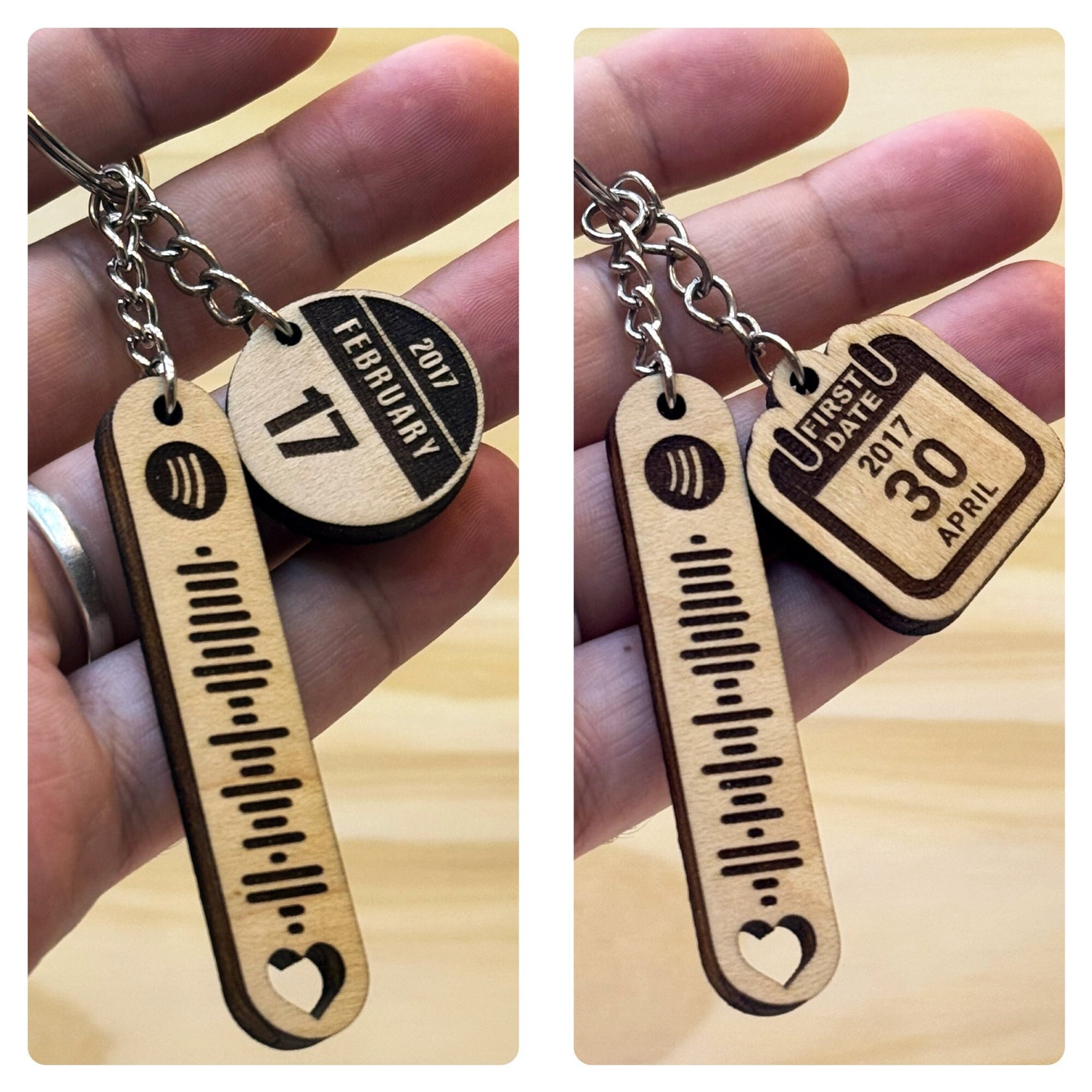 Spotify Code Keyring Personalized Keyring Music Code Wedding Song ...