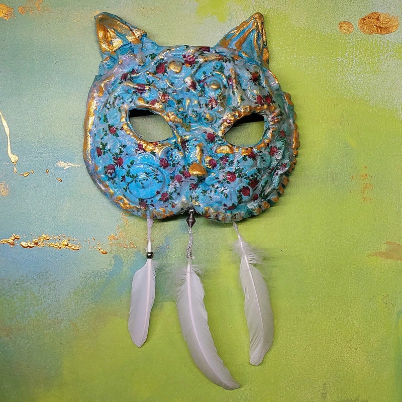 Cat Mask - Etsy