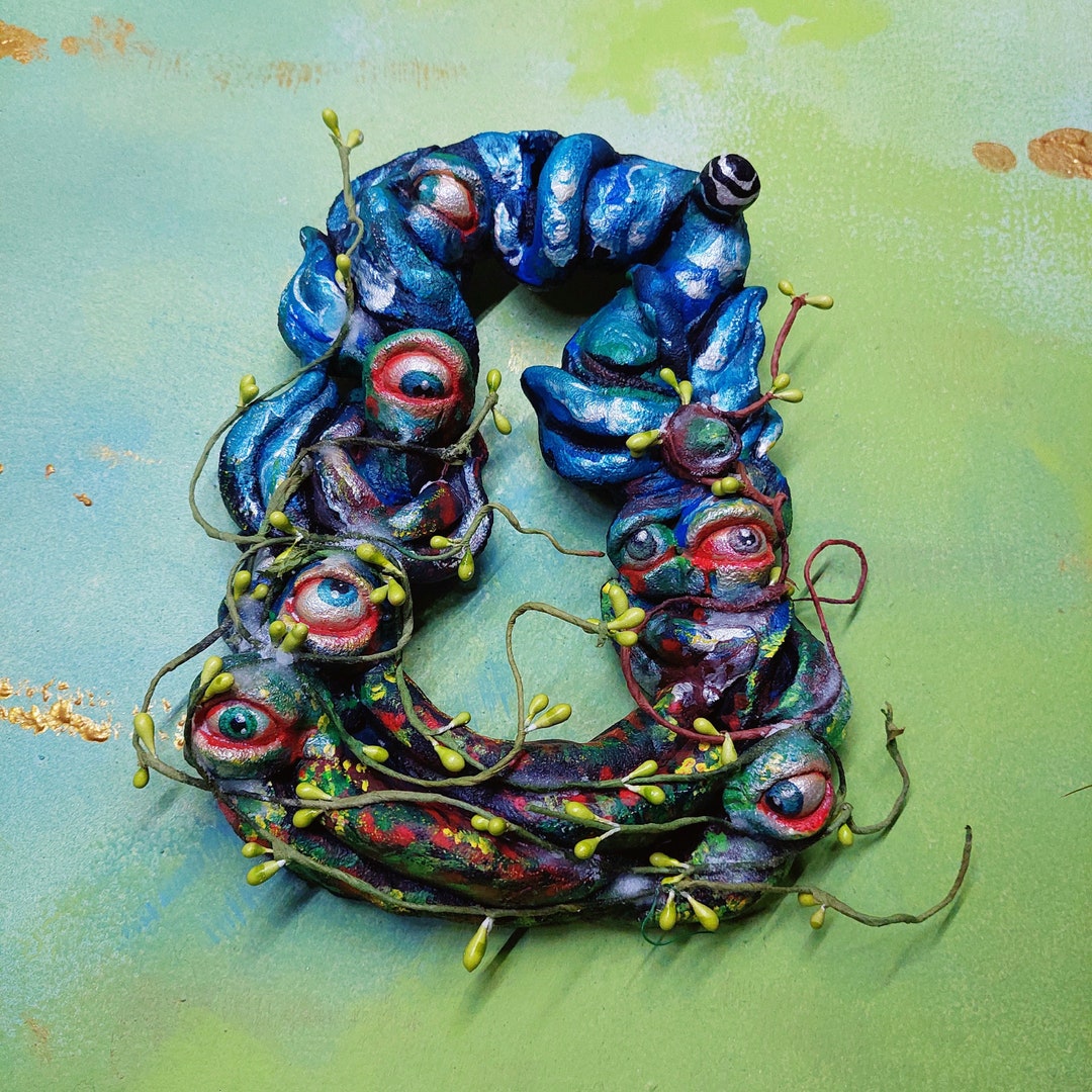 Ooak Handmade Wall Decor, Bizarre Sculpture, Weird Gifts, Dark Odd ...
