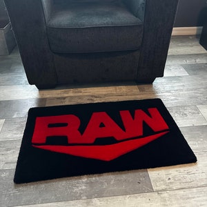Handmade Tufted WWE Smackdown and Raw Floor Rug Bundle - Etsy