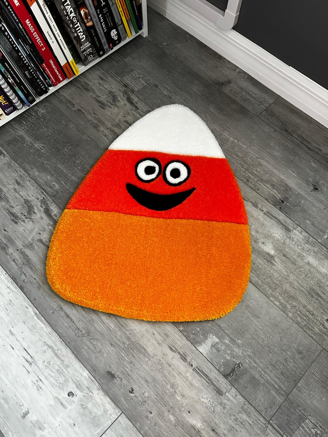 Handmade Tufted Candy Corn Floor Rug - Etsy