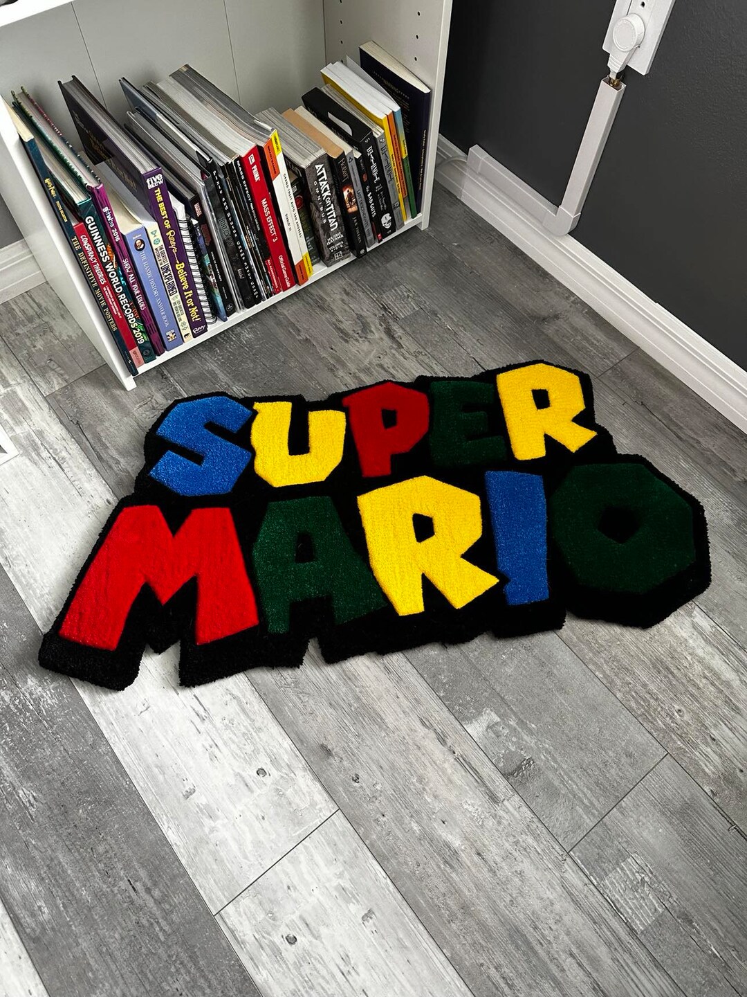 Handmade Tufted Super Mario Floor Rug - Etsy