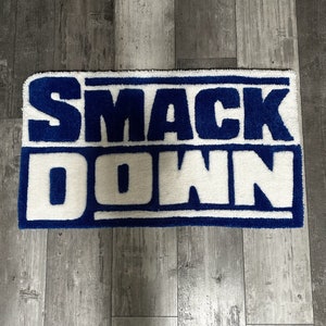 Handmade Tufted WWE Smackdown and Raw Floor Rug Bundle - Etsy