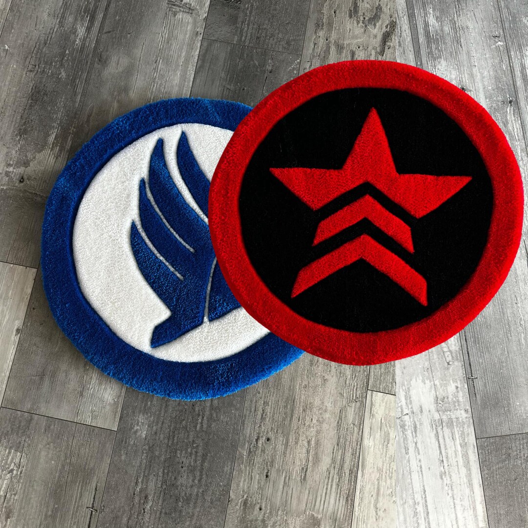 Handmade Tufted Mass Effect Floor Rugs Bundle of 2 - Etsy