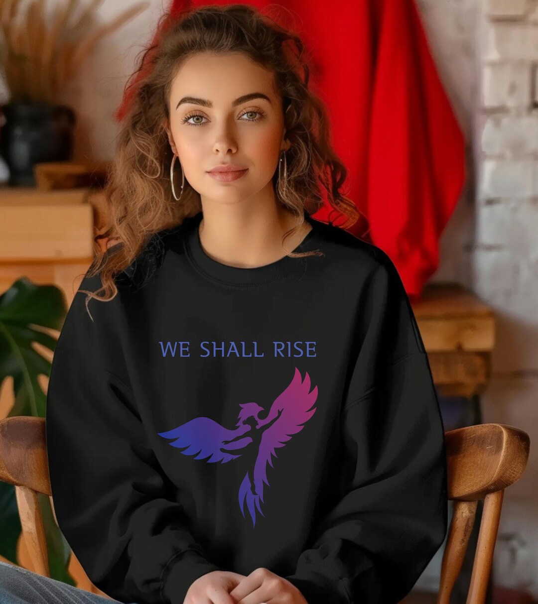 Phoenix Bird Israel Tribute Sweatshirt: Jewish Unity, We Shall Rise - Etsy