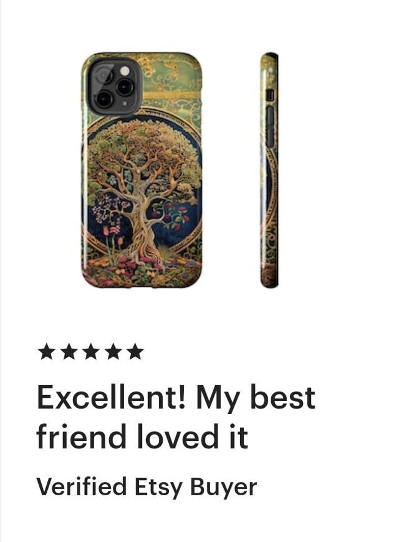 Tree of Life Phone Case Gift for Her Unique Art Nouveau Style iPhone ...